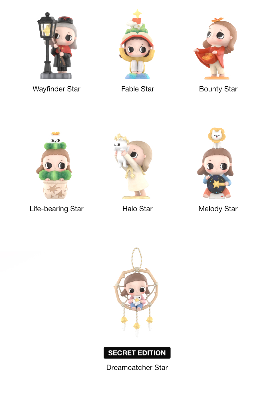 POP MART Nyota We are All Stars Series Figures Blind Box (Whole Set ...