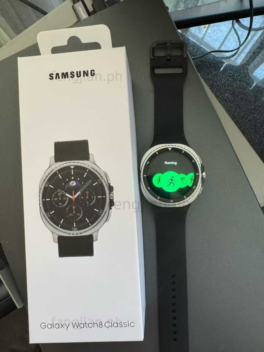 For Galaxy Watch 8 Classic Boot up Logo SmartWatch 46MM Dial Rotation ...