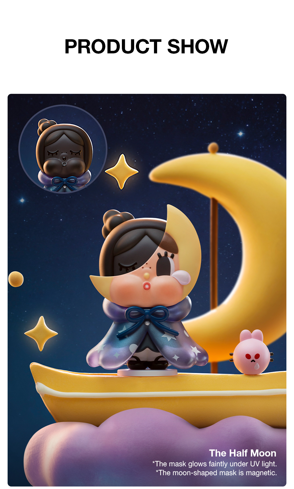 POP MART CRYBABY CRYING TO THE MOON SERIES FIGURES | Shopee Malaysia