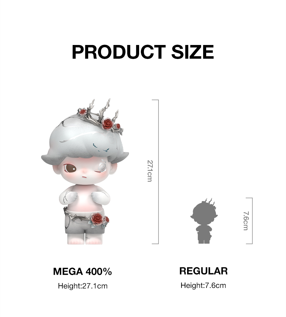 POP MART MEGA JUST DIMOO 400% Thorns Action Figurine Collectible Toy ...