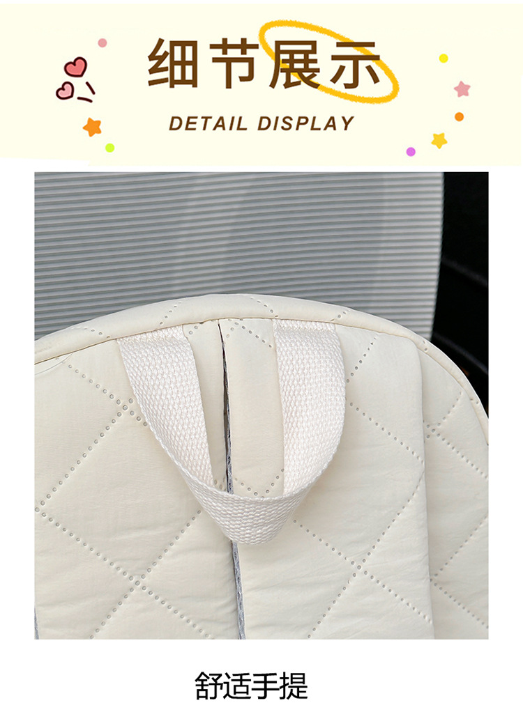 Student Backpack School Beg ransel pelajar sekolah putih berlian beg ...