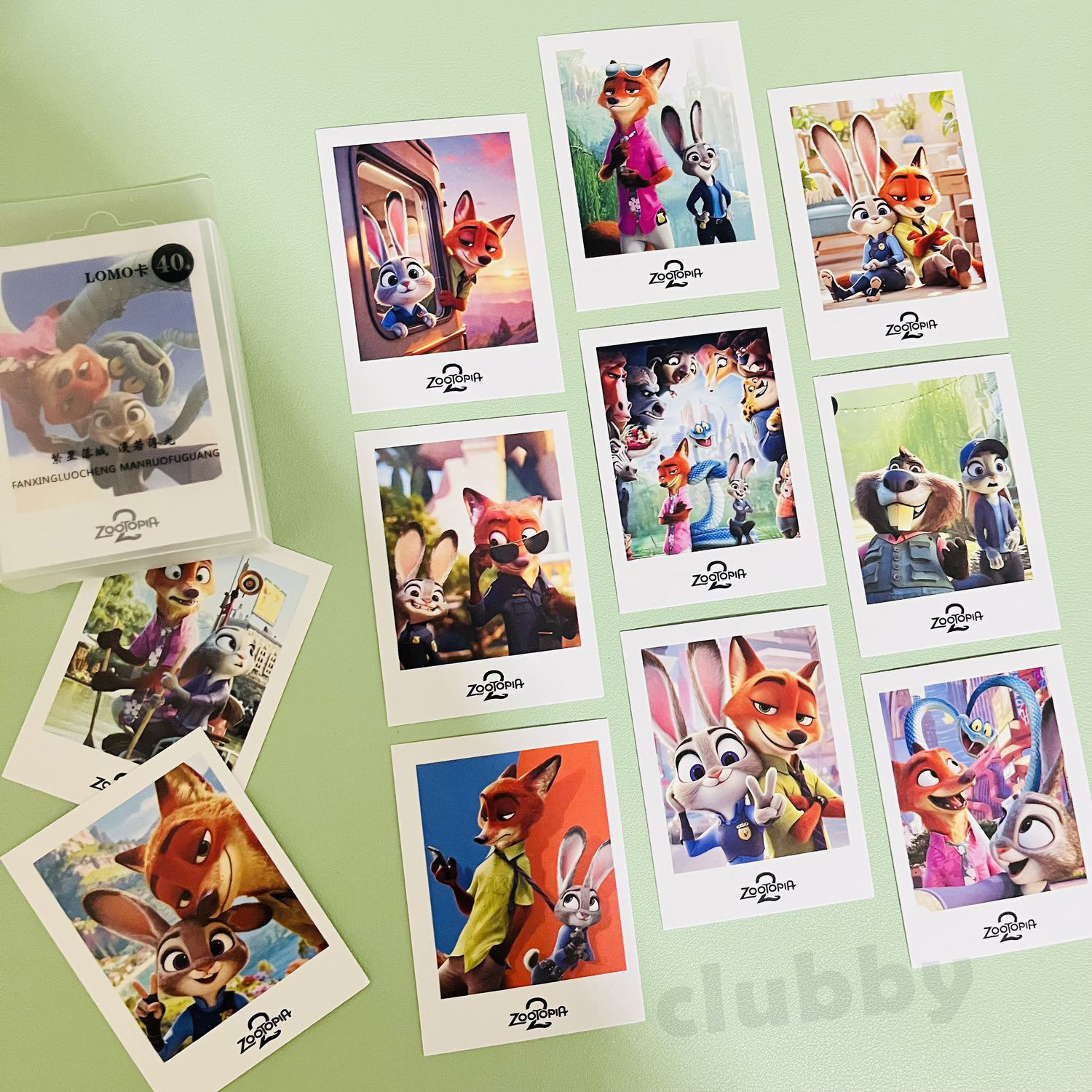 40 Zootopia 2 Lomo Card Judy Nick Gary photocard Disney Movie ...