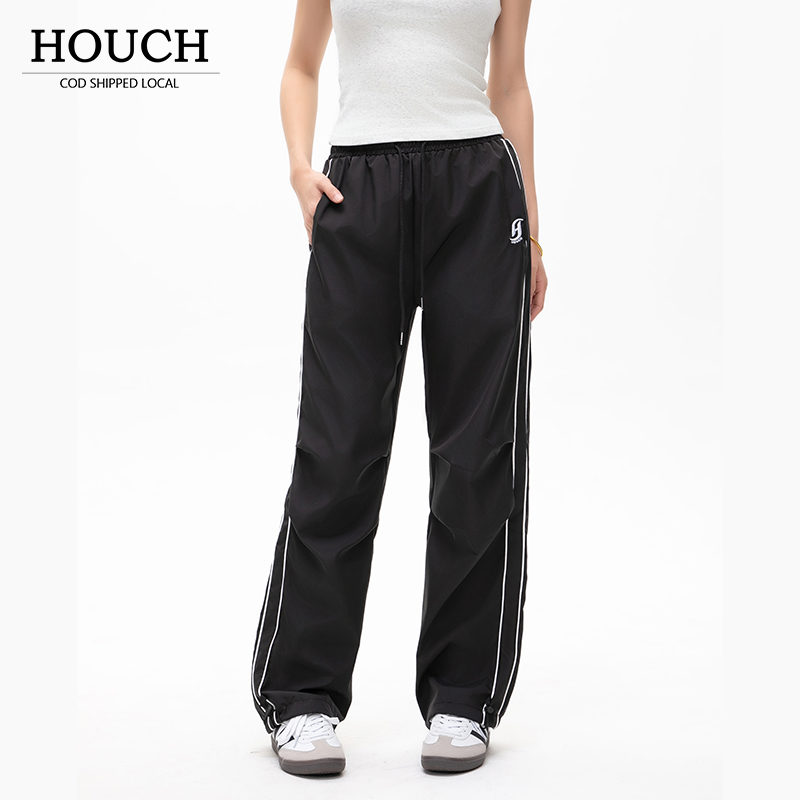 HOUCH COD Baggy tracksuit Straight Cut Cargo Pants Men Seluar kargo ...
