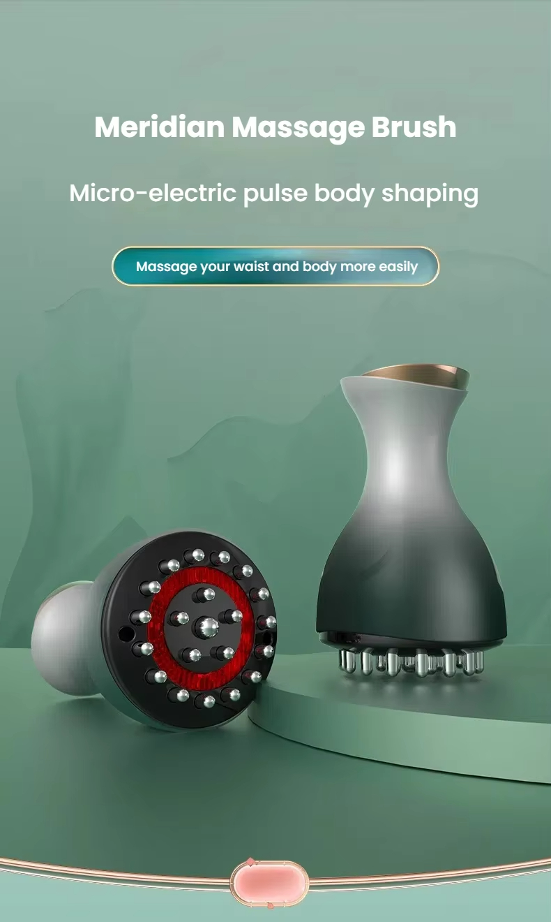 Hisoka Electric Meridian Brush Massager Gua Sha Wireless Massage ...