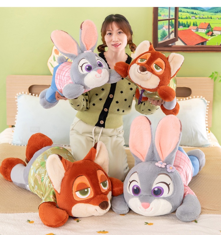 Zootopia 2 Judy Rabbit Nick Fox Plush Toy Car Decoration Stuffed Animal ...