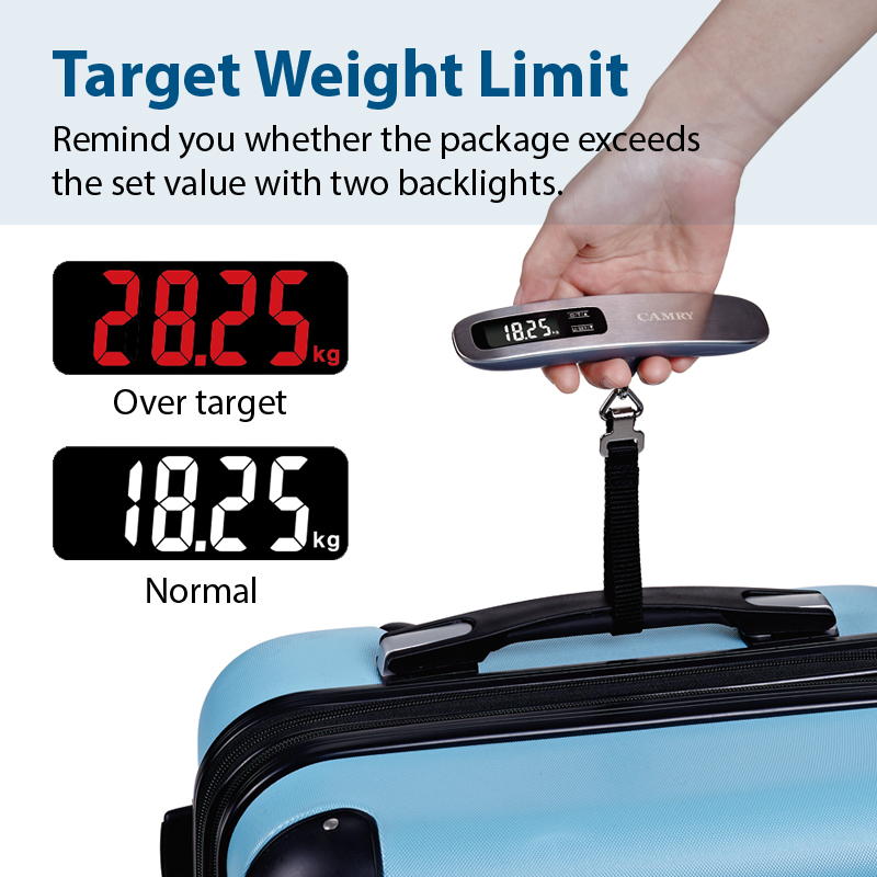 CAMRY EL910H Electronic Luggage Scale | 50KG Max High-Precision ...