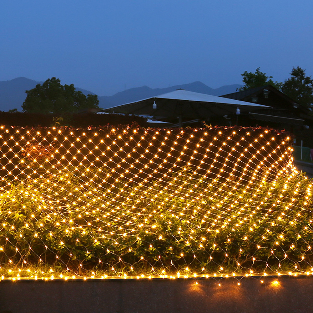LED Fairy String Lights Plug Christmas Fishing Net Light Waterproof ...