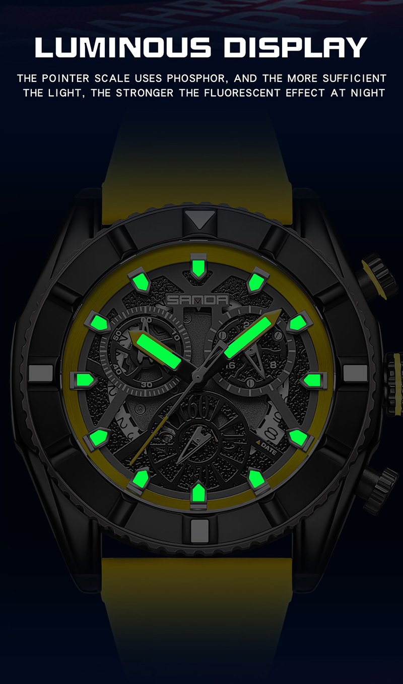 Sanda 5309-2/Original Outdoor Waterproof Simple Calendar Trade New ...