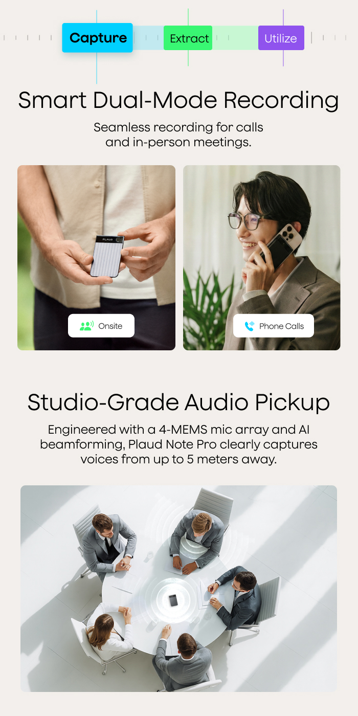 [Official] Plaud Note Pro AI Voice Recorder, w/InstantView Display ...