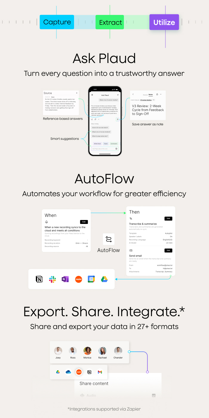 [Official] Plaud Note Pro AI Voice Recorder, w/InstantView Display ...