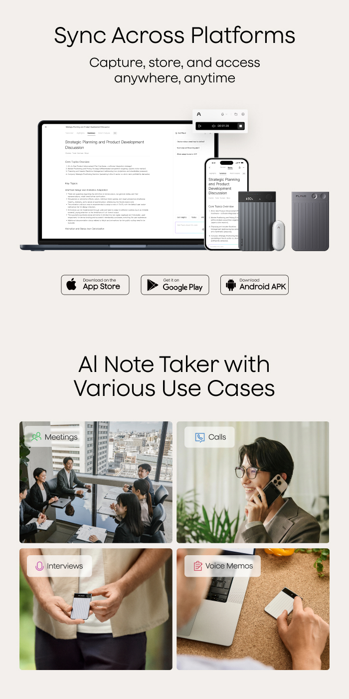 [Official] Plaud Note Pro AI Voice Recorder, w/InstantView Display ...