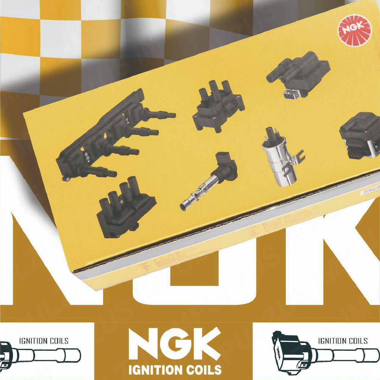 100% ORI NGK IGNITION COIL 90919-T2010 U5457 VIOS NCP150 NSP151 SIENTA ...