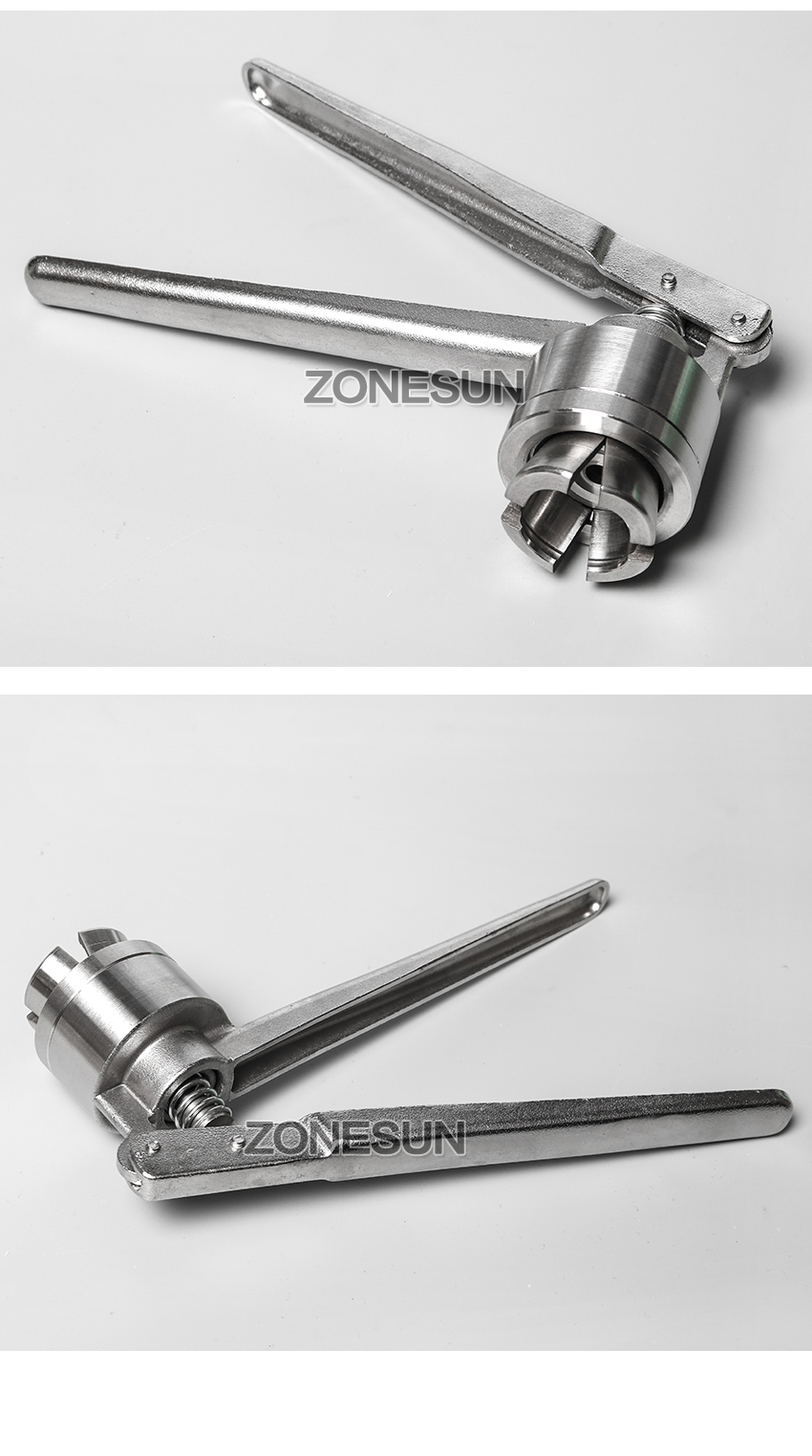 ZONESUN ZS-PVC1 Handheld Vial Crimper Sealer Manual Capper Tool for 11 ...