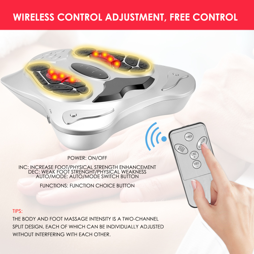 EMS Foot Massager For Neuropathy Pain Relief - Reduce Legs Soreness And ...