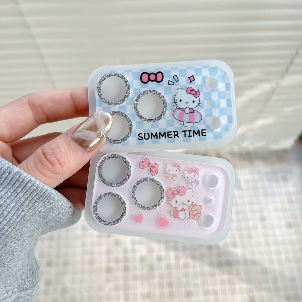 17ProMax cute hello kitty pattern imd lens protective film compatible ...