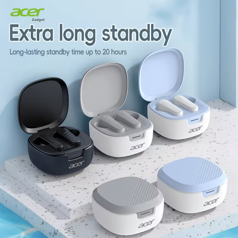 Acer Sport Earphones Wireless ANC Earbuds Bluetooth 5.4 Headphones ...