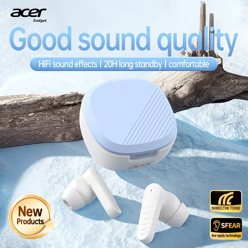Acer Sport Earphones Wireless ANC Earbuds Bluetooth 5.4 Headphones ...