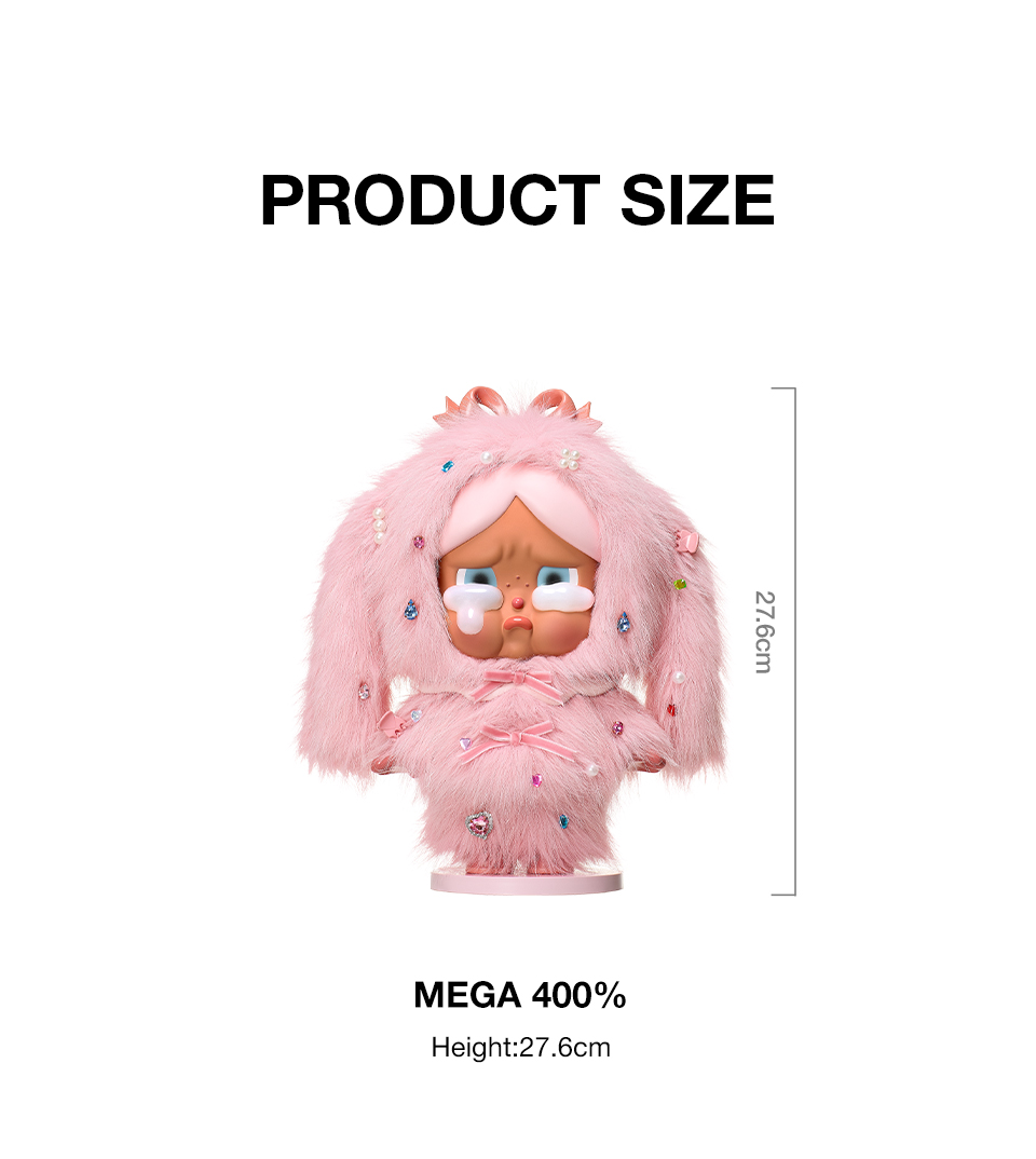 POP MART MEGA CRYBABY 400% Crying in Pink | Shopee Malaysia