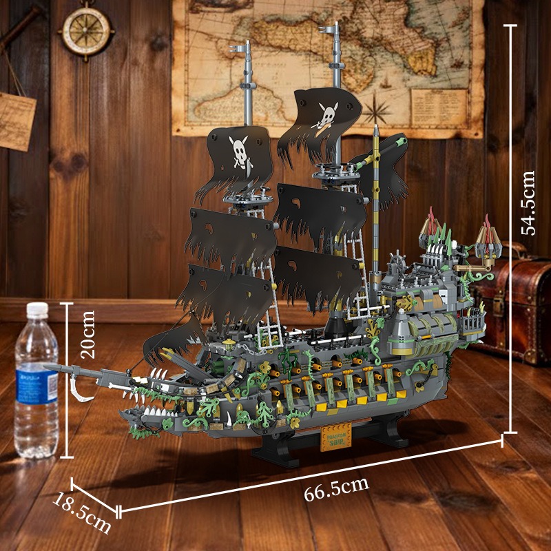 Flying Dutchman Pirate Ship Assembly Model 2434 Pcs Forange Ship Snap ...