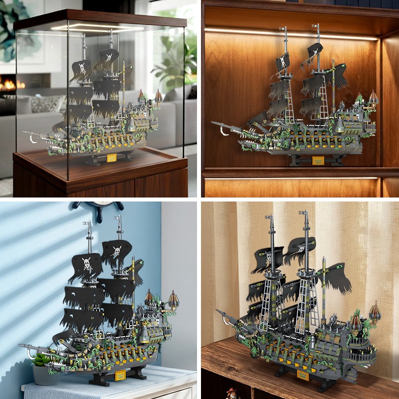 Flying Dutchman Pirate Ship Assembly Model 2434 Pcs Forange Ship Snap ...