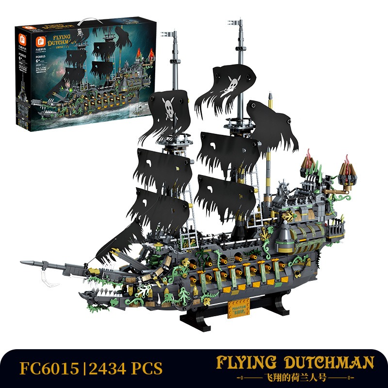 Flying Dutchman Pirate Ship Assembly Model 2434 Pcs Forange Ship Snap ...