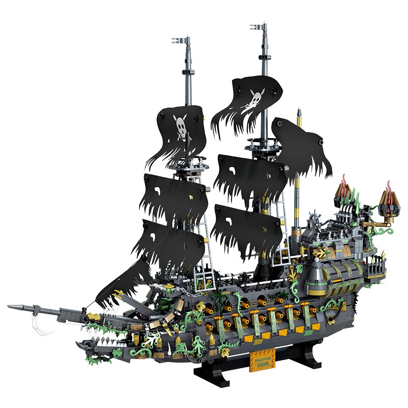 Flying Dutchman Pirate Ship Assembly Model 2434 Pcs Forange Ship Snap ...