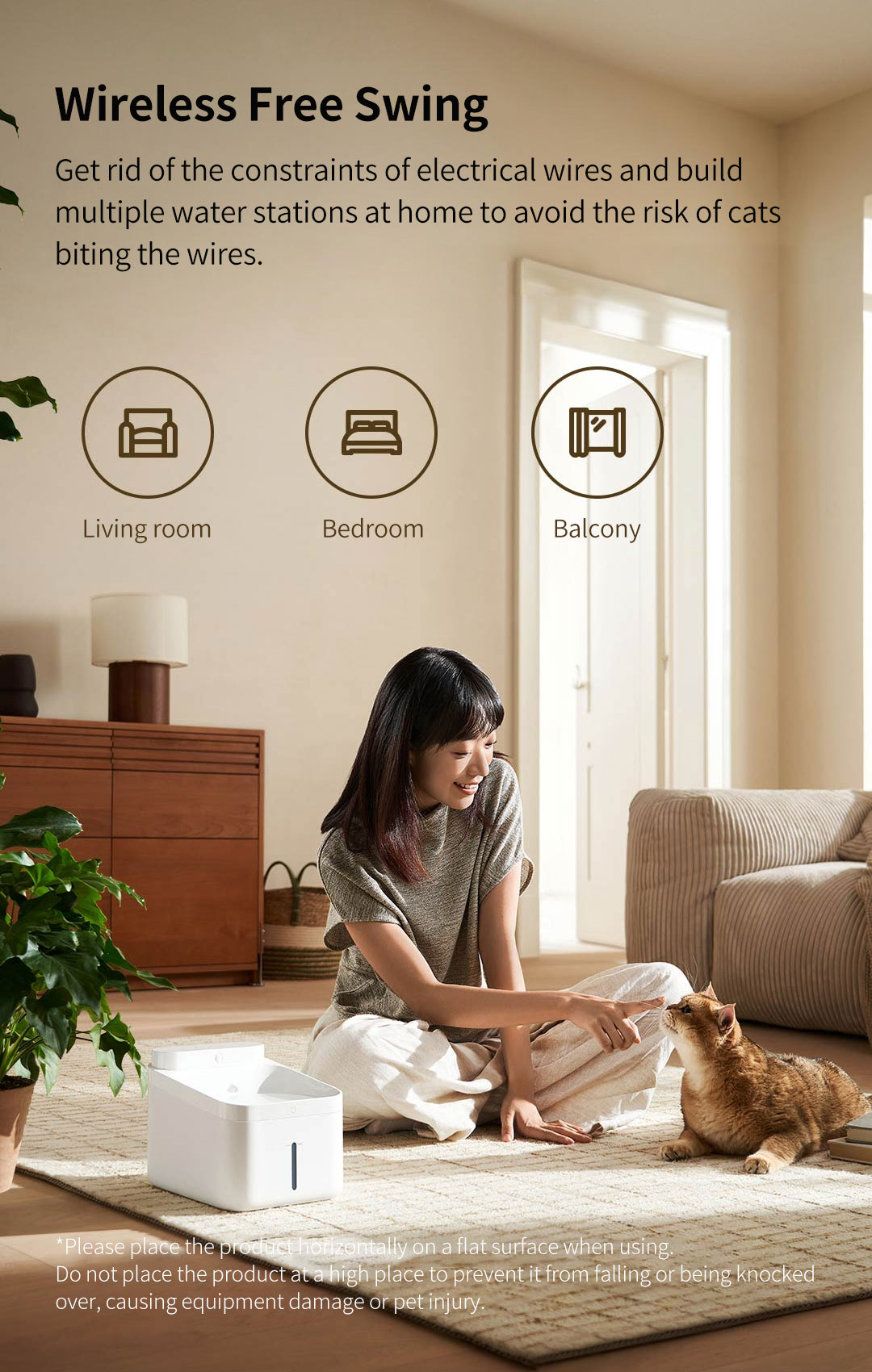 Xiaomi Mijia Smart Pet Water Fountain 2, 3 Water Flow Modes, 4-Stage ...