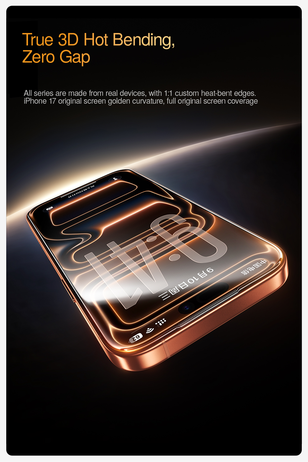 SmartDevil 3D Heat-Curved AR Tempered Glass Screen Protector For iPhone ...