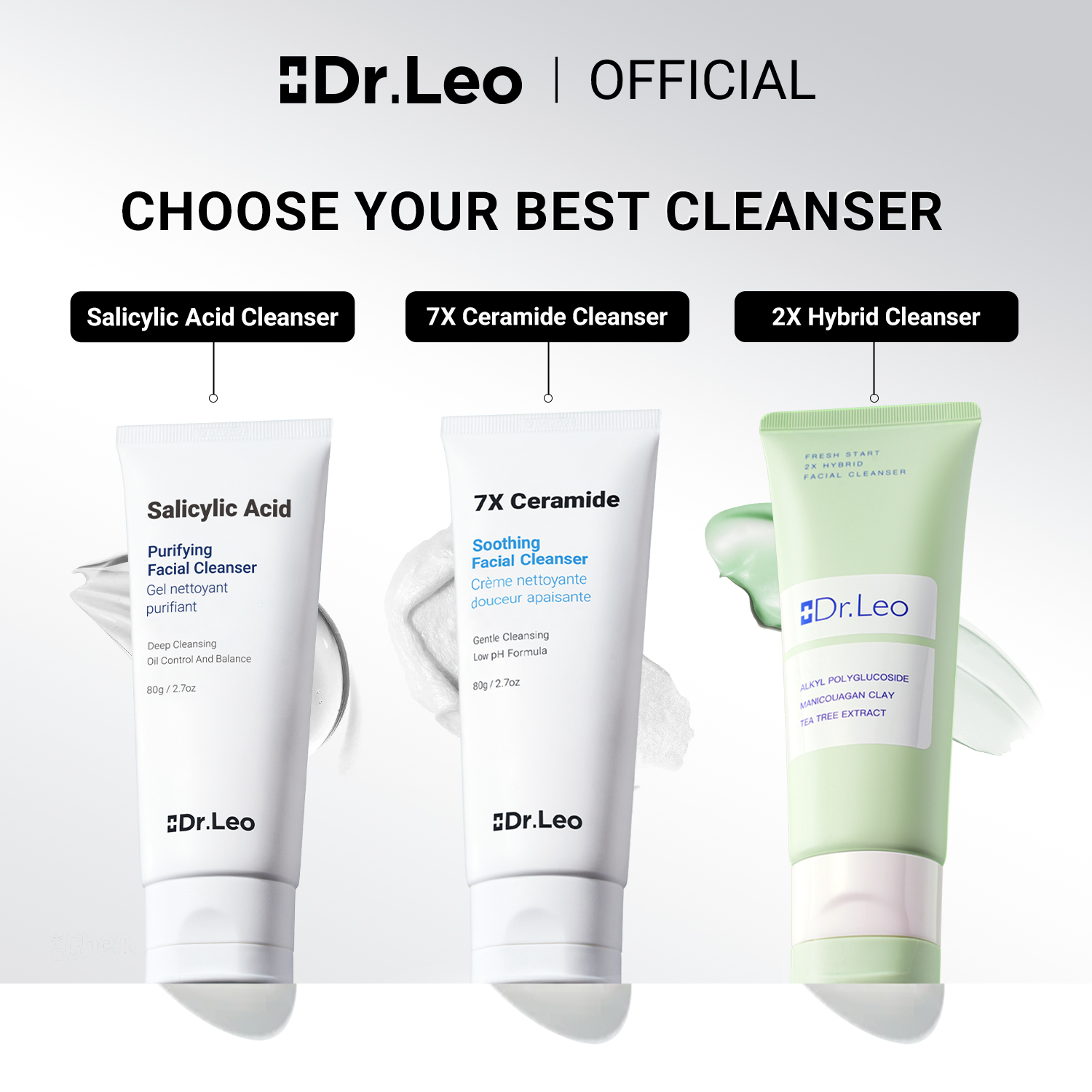 Dr.Leo Salicylic Acid Purifying Facial Cleanser Soothing Oil Control ...