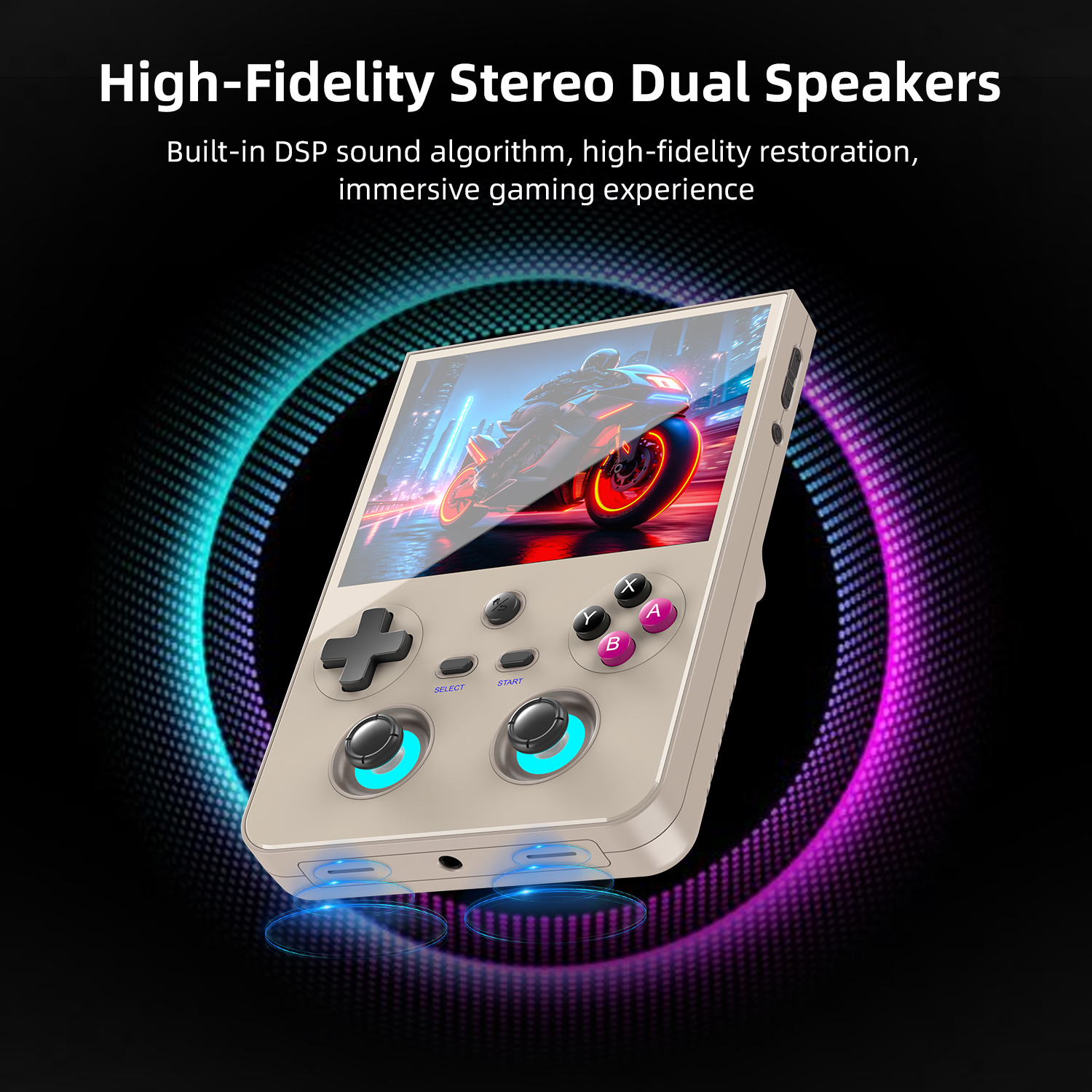 ANBERNIC RG477V Full-Screen Game Console 4.7-inch Android 14 System ...