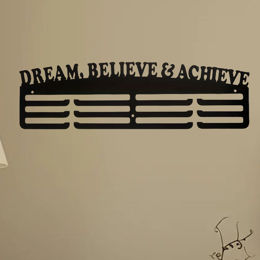 One piece envelope silhouette medal display hook new creative metal ...