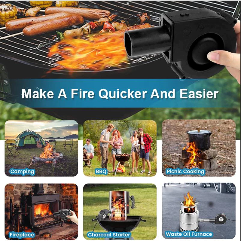 BBQ 12v 220v Blower Fan For Kalan Use Oil Portable 9733 Air Blower With ...