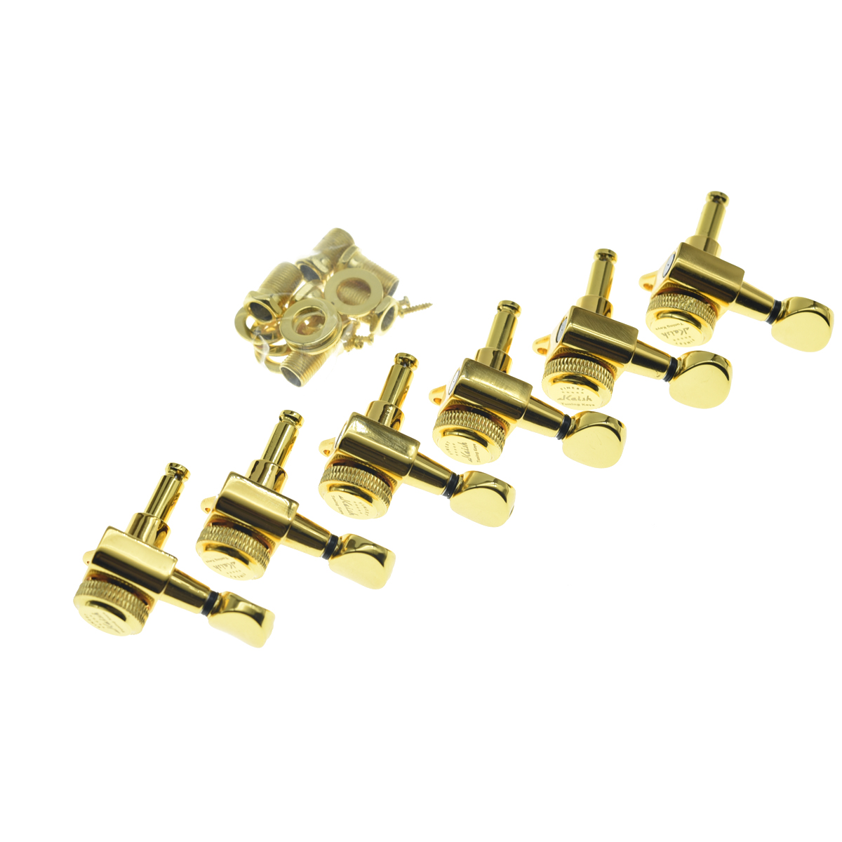 KAISH 6 Inline 18:1 Locking Tuners Tuning Keys Guitar Locking Tuning ...