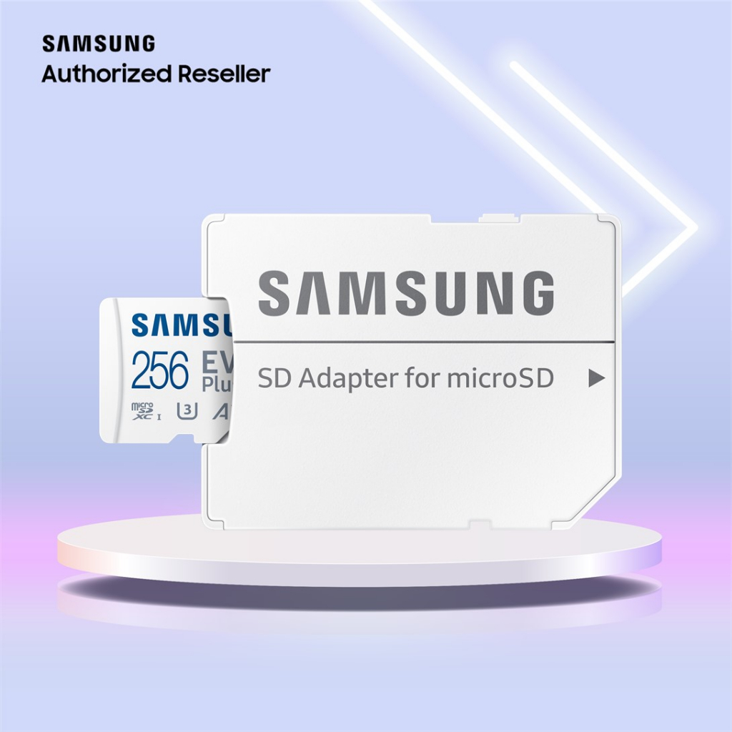 SAMSUNG MICRO SD MEMORY CARD WITH ADAPTER EVO PLUS (64GB/128GB/256GB ...