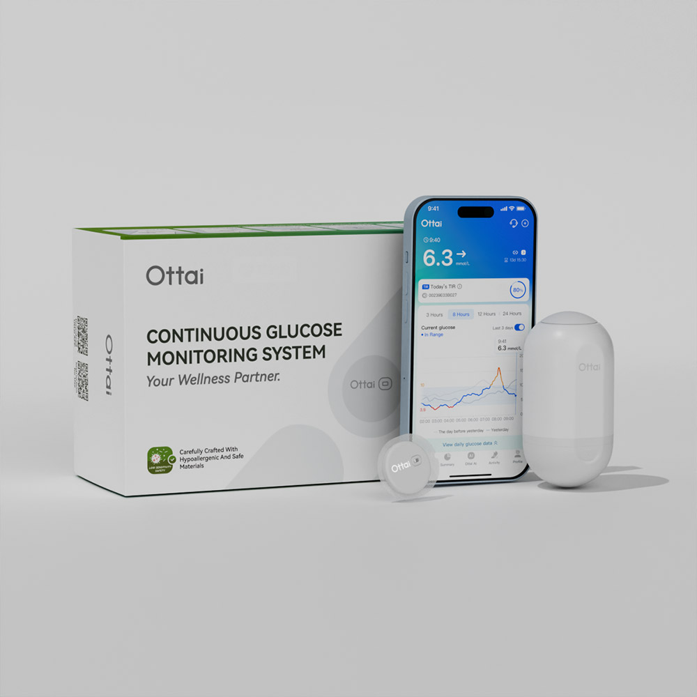 Ottai Hypoallergenic Version CGM Continuous Glucose Monitoring System ...