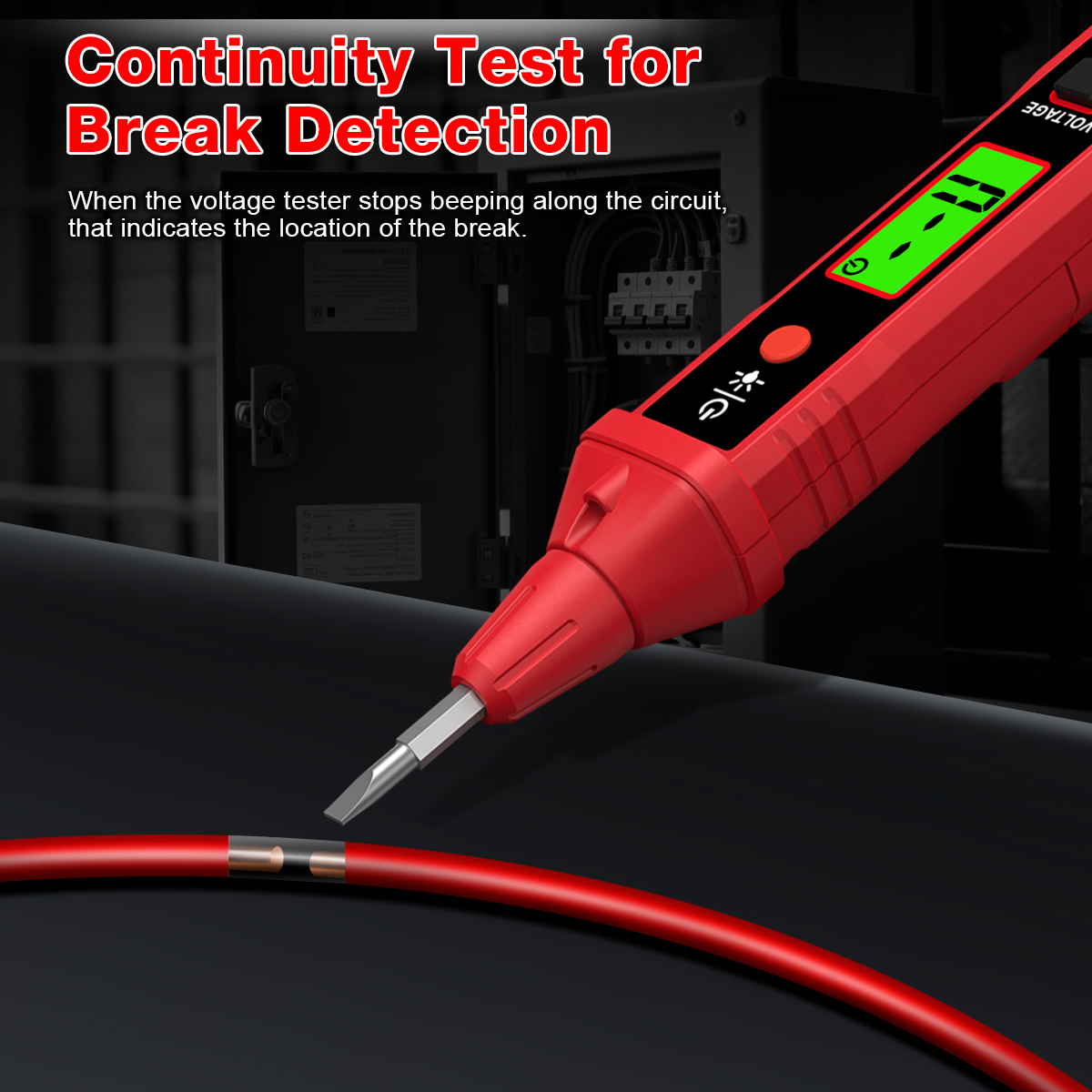 HABOTEST HT91A AC Voltage Detector NCV 12~400V Pen Type Voltage Tester ...