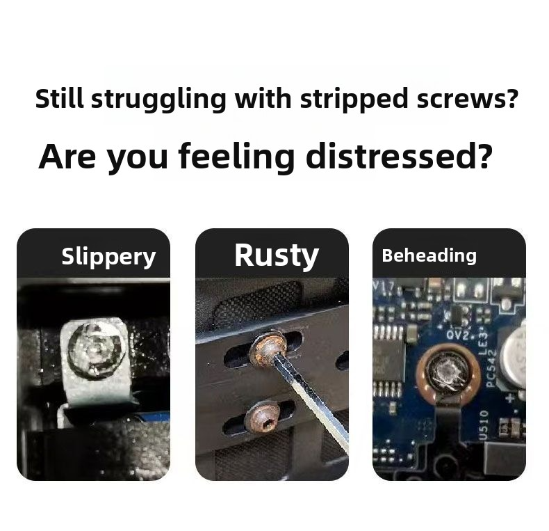 Laptop Screw Slider Extractor Mobile Phone Motherboard Screw Extractor ...