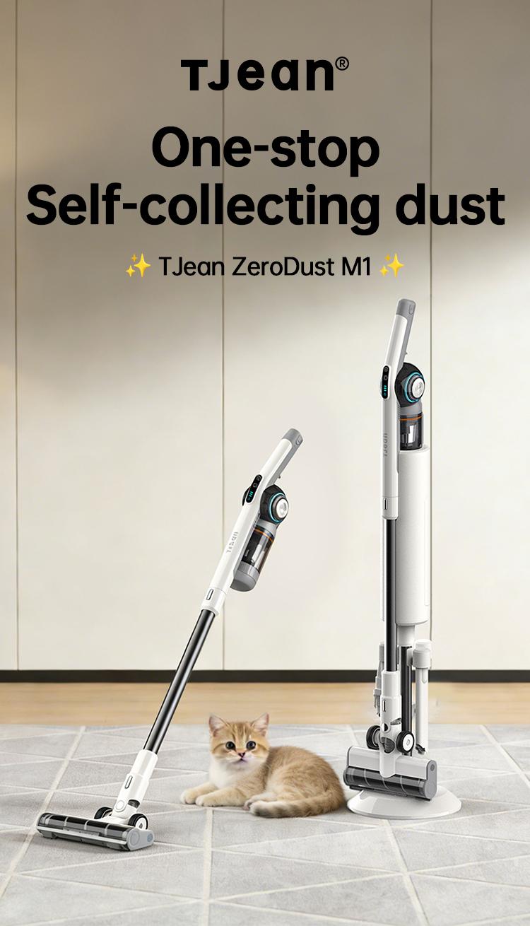 TJean ZeroDust M1 Vacuum Cleaner All-In-One Auto Clean Station 25KPa ...
