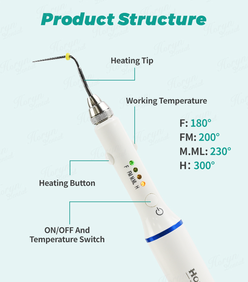 Dental Gutta Percha Obturation Pen Wireless Endo Heated Root Canal ...