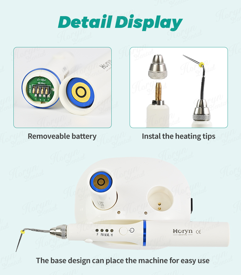 Dental Gutta Percha Obturation Pen Wireless Endo Heated Root Canal ...