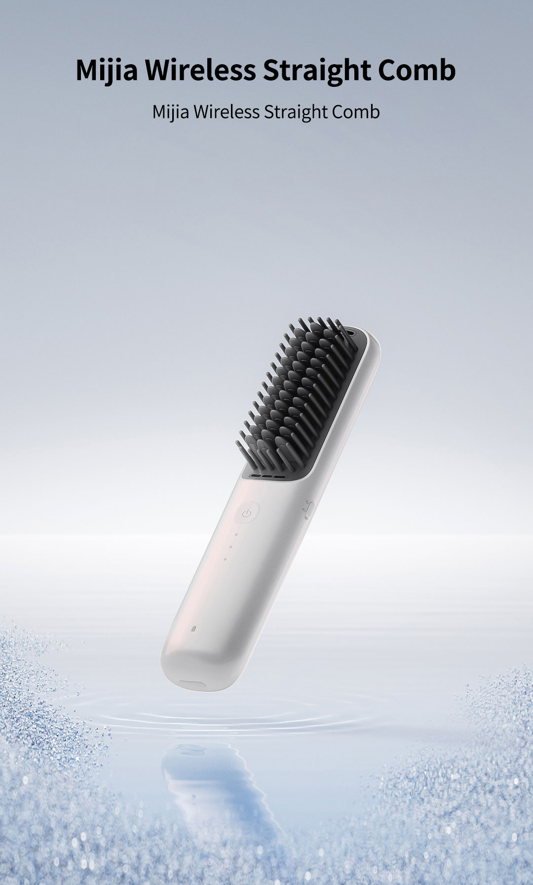 Xiaomi Mijia Straightening Brush, Negative Ion Hair Care, 160℃/180℃/200 ...