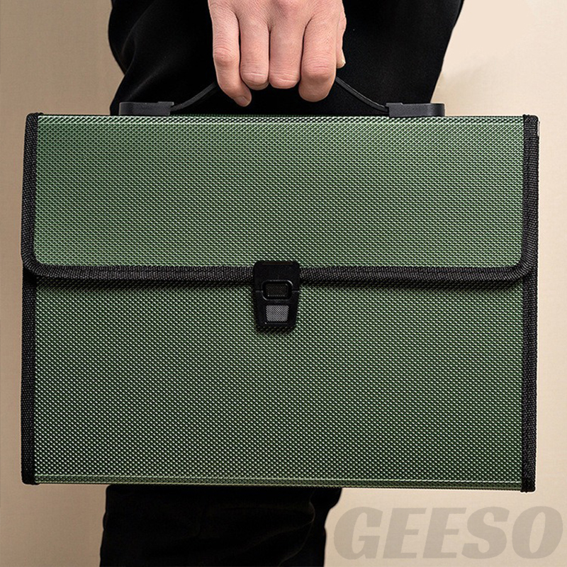 GEESO A4 Expanding File Folder Multi Tier Folder Portable Accordion Bag ...