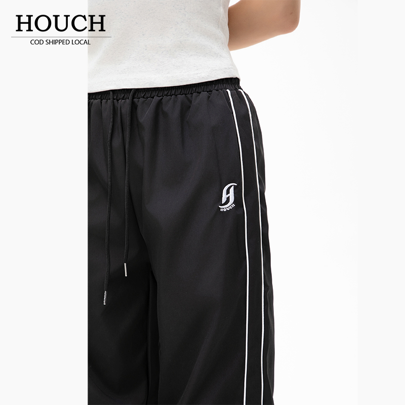 HOUCH COD Baggy Tracksuit Casual Pants Men Loose Wide-Leg Baggy ...