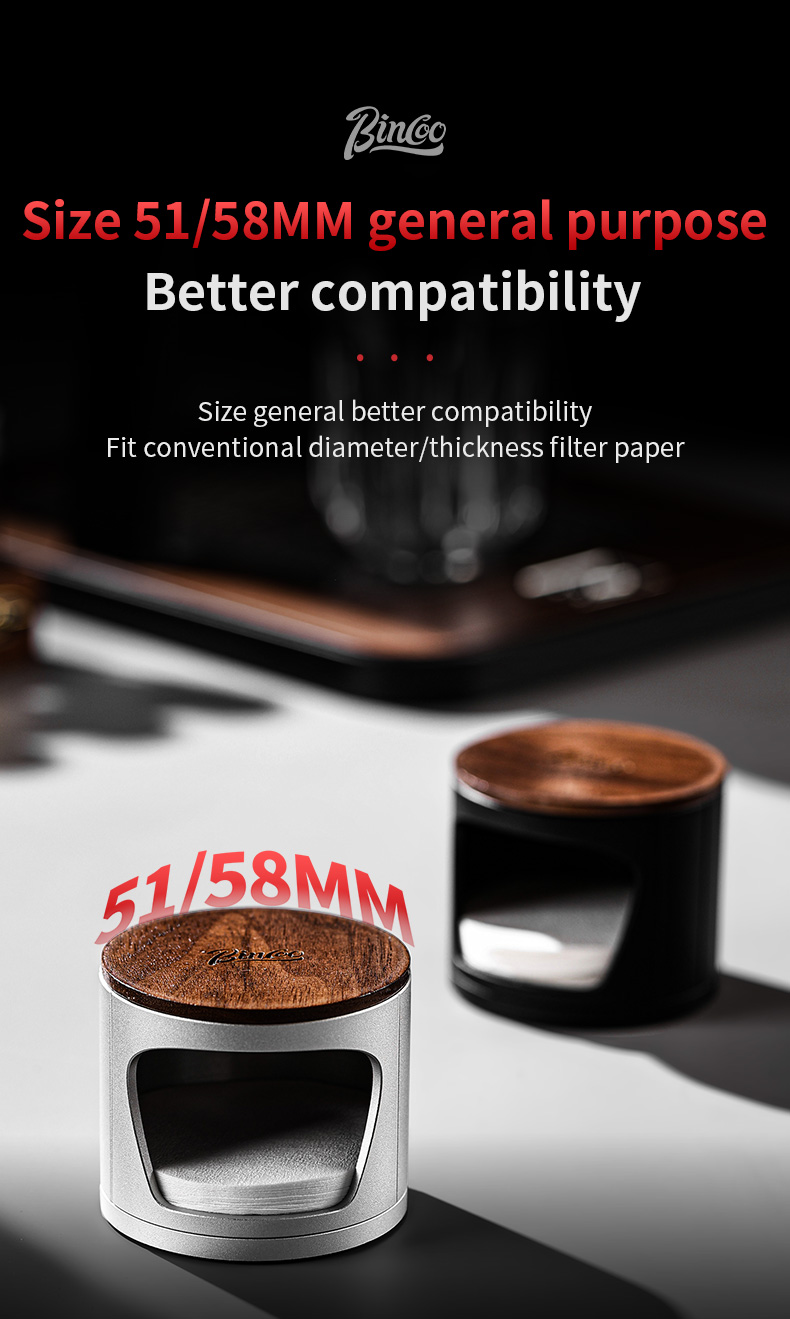 Bincoo Coffee Filter Paper Box Circular Filter Paper Storage Box Filter ...