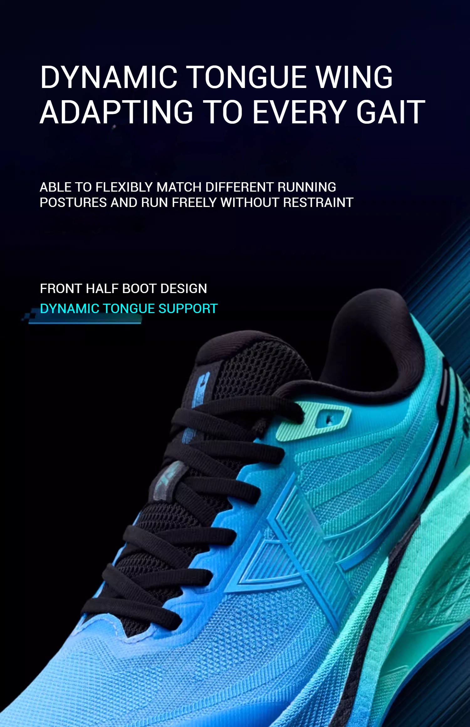 【XTEP】Five Speed 3.0丨Kasut lari Pace 5 Speed training running shoes 270 ...