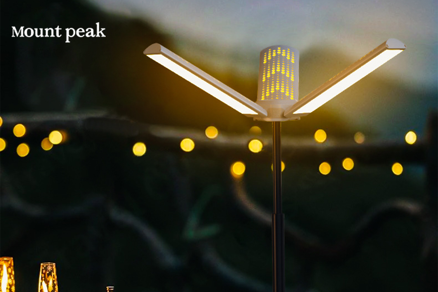 Camping lamp all terrain telescopic outdoor lighting LED Flashlight ...