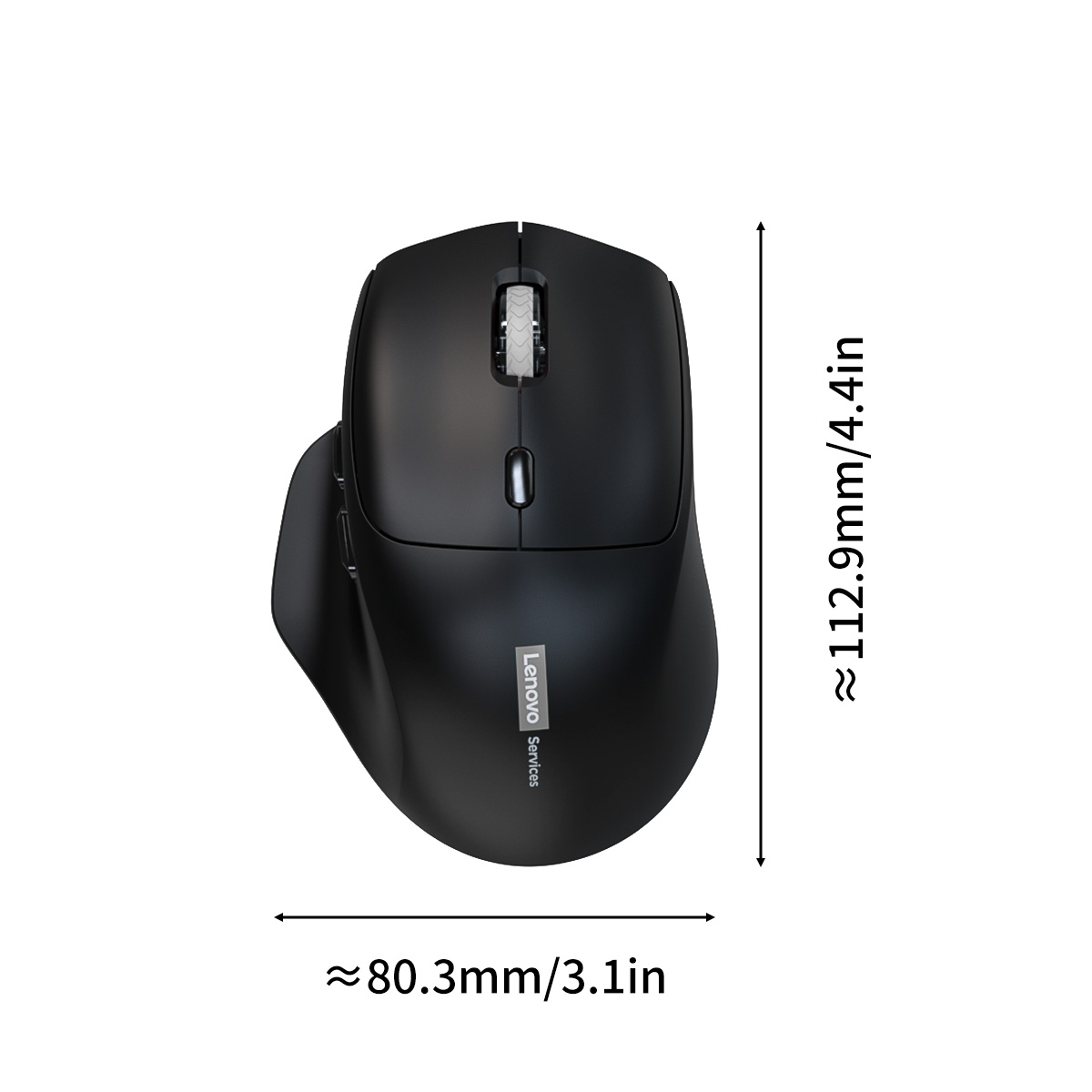 Lenovo N230 2.4GHz Wireless Silent Mouse 2.4G Ultra-Low Latency Fast ...