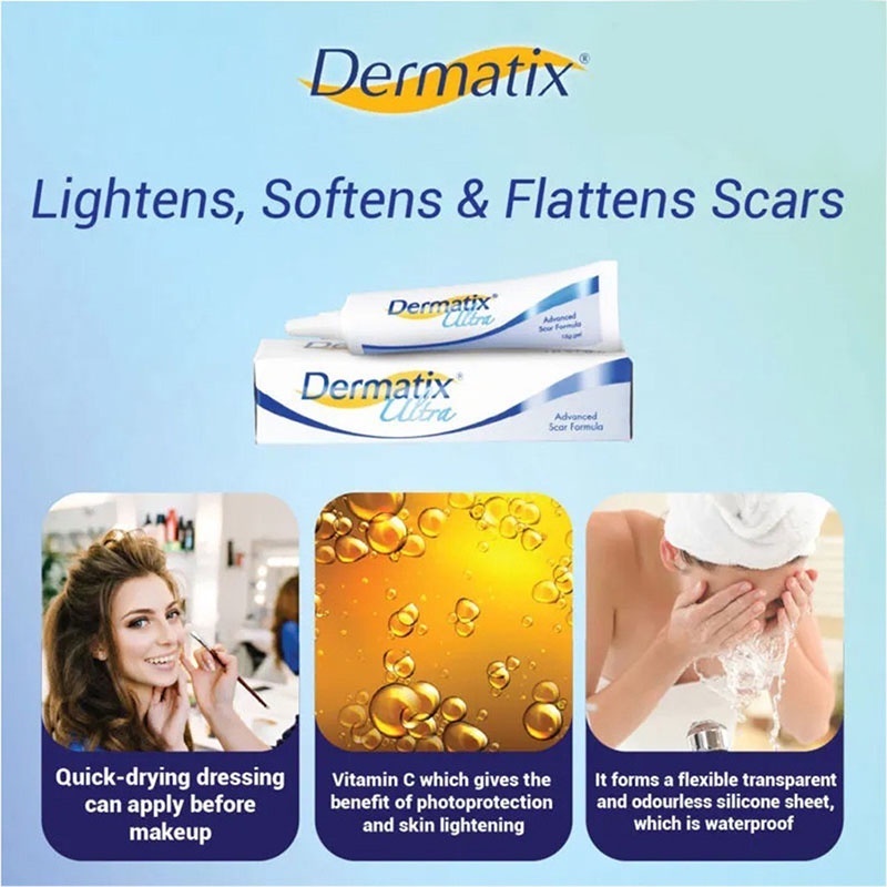 Dermatix Ultra Scar Gel 15g Dermatic Acne Scar Reduction Cream Advance ...