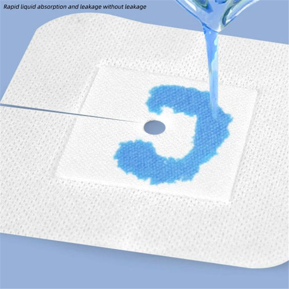 10/30Pcs Medical Drainage Tube Sterile Wound Dressing Non-Woven Patch ...