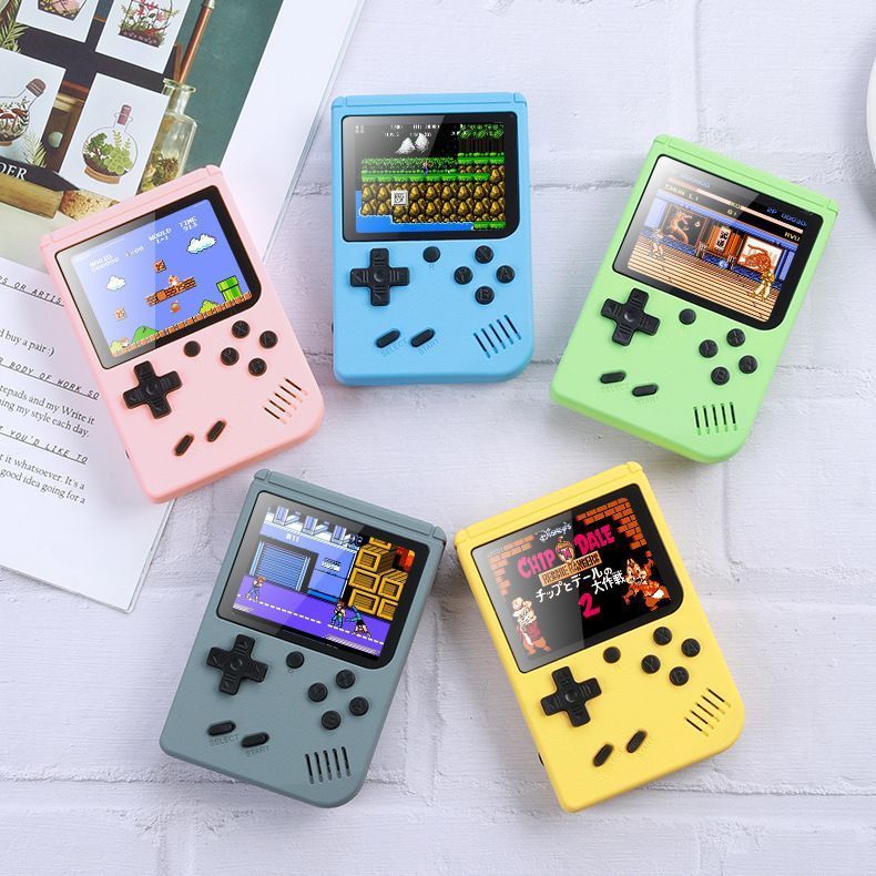 Handheld game console with 800 classic retro games, single and two ...